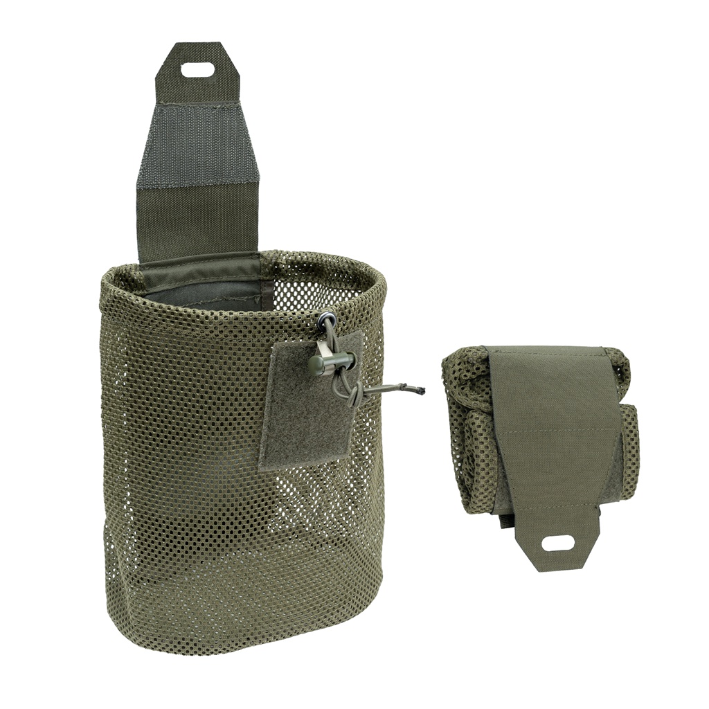 IDOGEAR Tactical Roll-Up Recycling Pouch Mesh MOLLE Dump Pouch Foldable ...