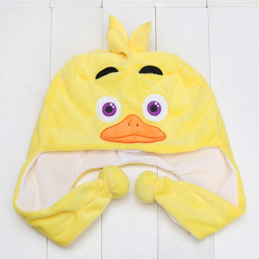 FNAF Hat Plush Cartton Cosplay Cap Freddy Foxy Chica Mangle Bonnie Five ...