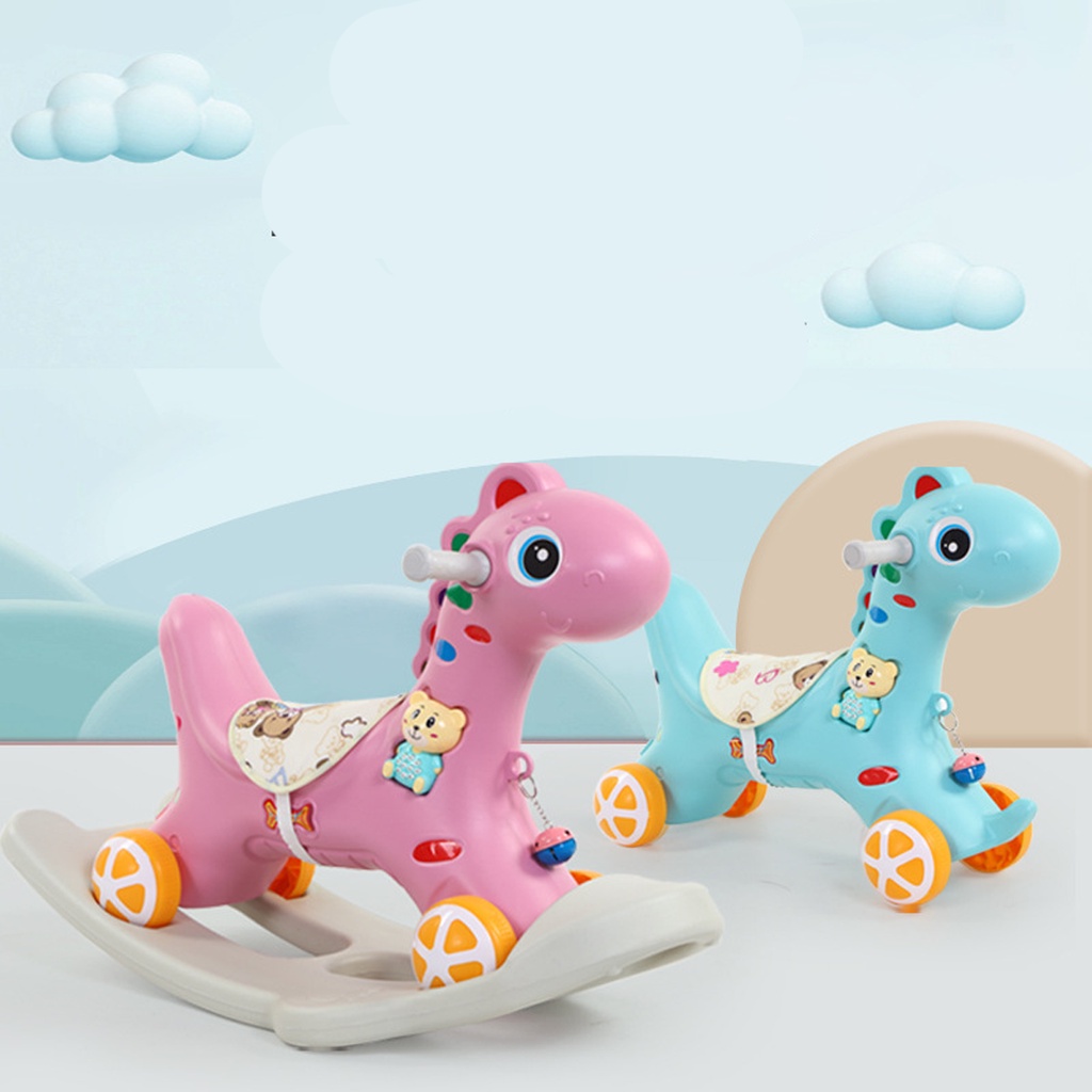 Realeos Rocking Horse Kuda Goyang 2 In 1 Push Car Mainan Budak Kids ...