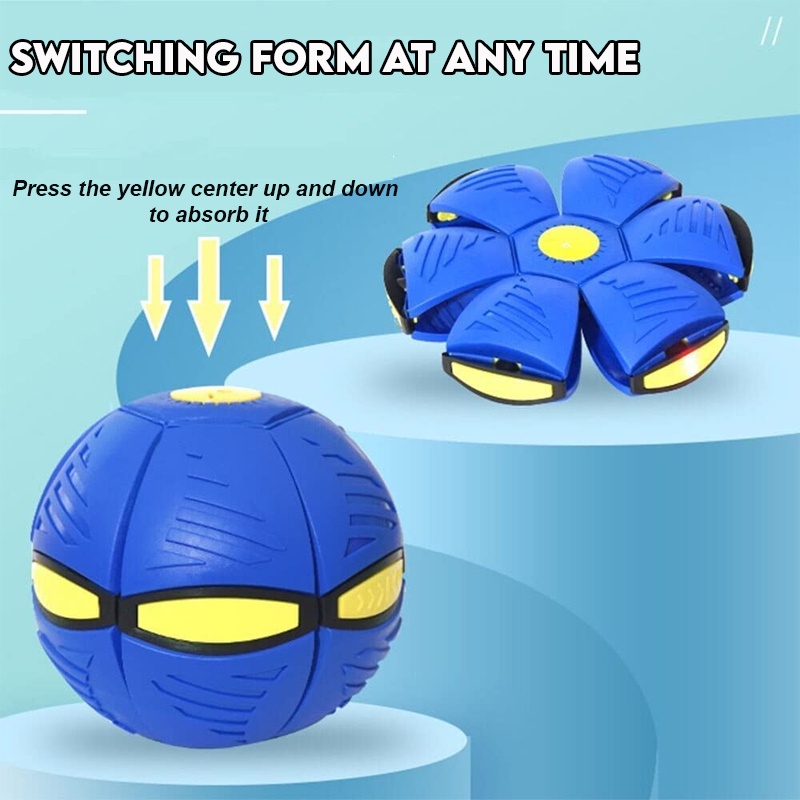 GDeal Magic Flying Saucer Ball UFO Flying Ball Flat Throw Disc Ball ...