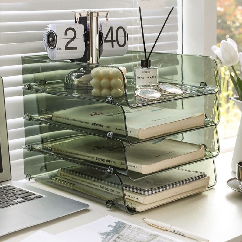 【NV Ready Stock】File Document Letter Paper Tray Sorter Desk Organizer ...
