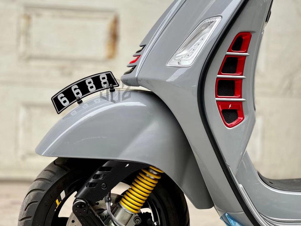 Motorcycle License Plate Number Holder Frame Front Fender Number ...