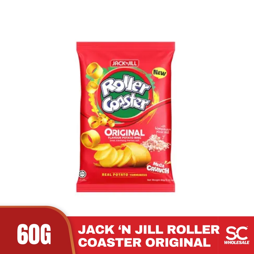 Jack ‘n Jill Roller Coaster Potato Rings Original 60g | Shopee Malaysia