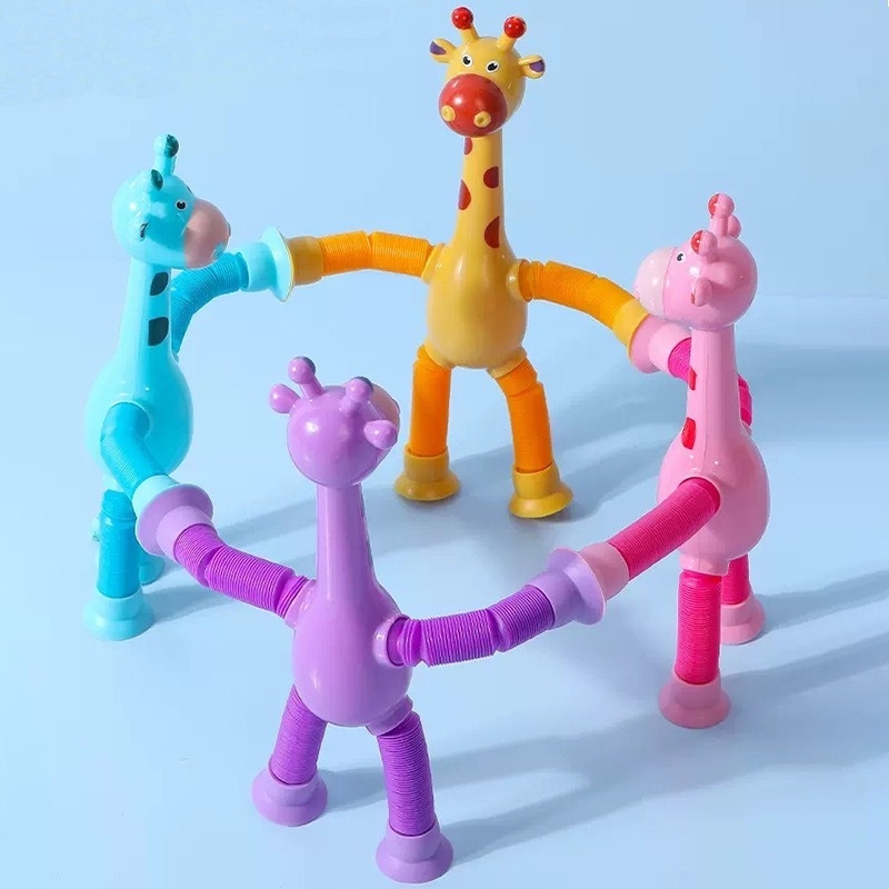 AO Home Giraffe Elastic Squeeze Toy Kids Educational Toys Creative ...
