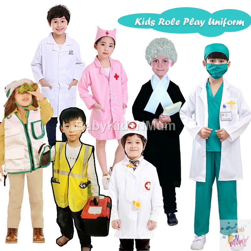 Pretend Play Costumes Role Play Dress Up For Kids Career Doctor ...