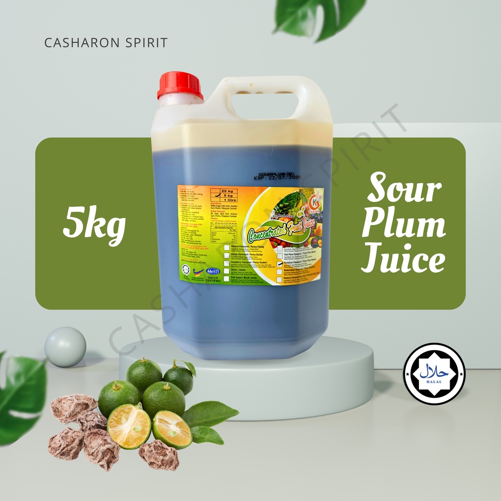 5kg Concentrate Sourplum Juice (4L) | Shopee Malaysia