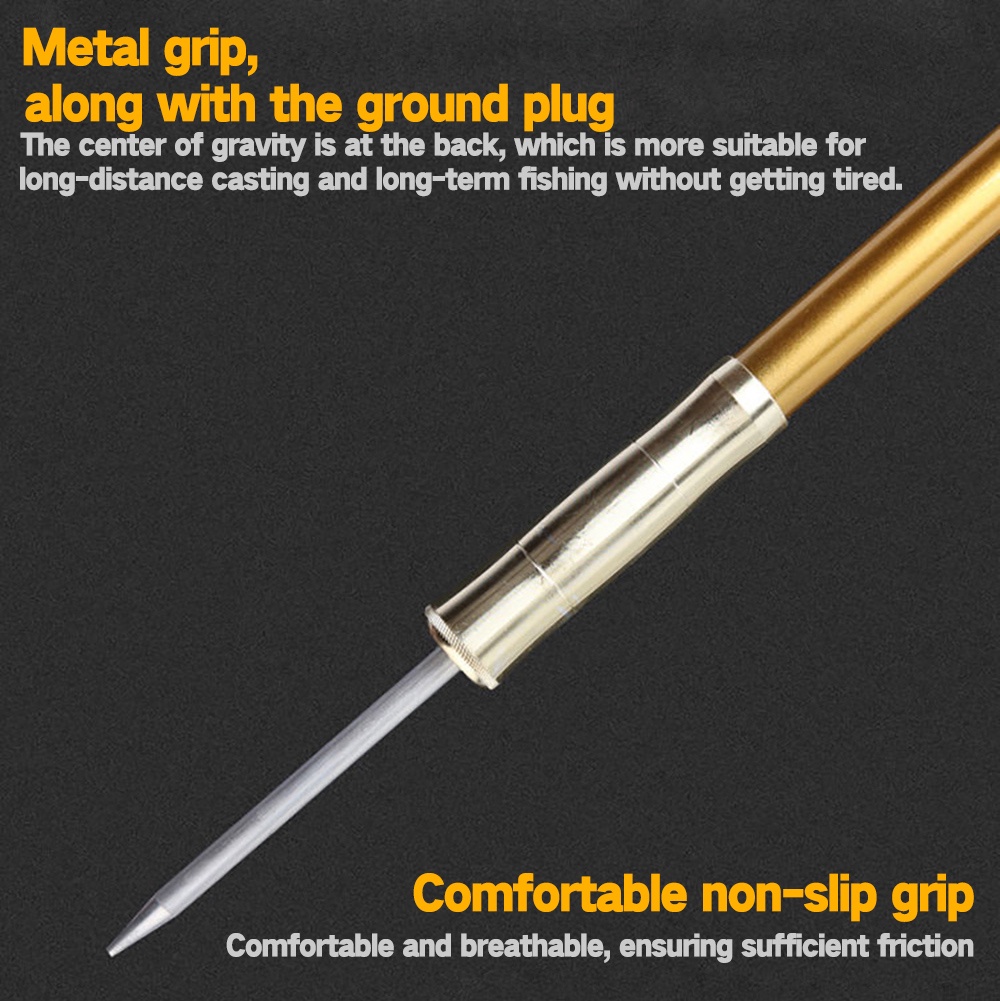 Spinning Telescopic Fishing Rods Hard Tail Pen Pole 2.1m 2.4m 2.7m 3m 3 ...