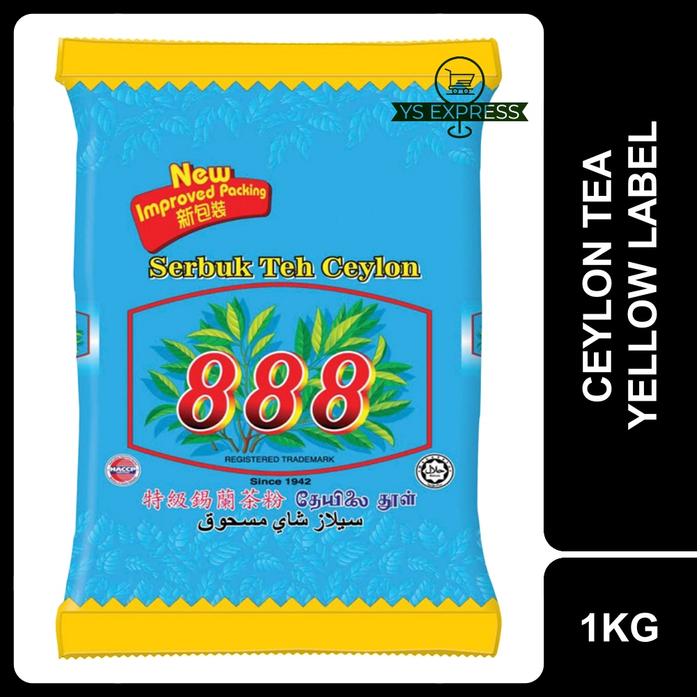 888 Ceylon Tea Dust Yellow Label 1KG - Serbuk Teh Ceylon | Shopee Malaysia
