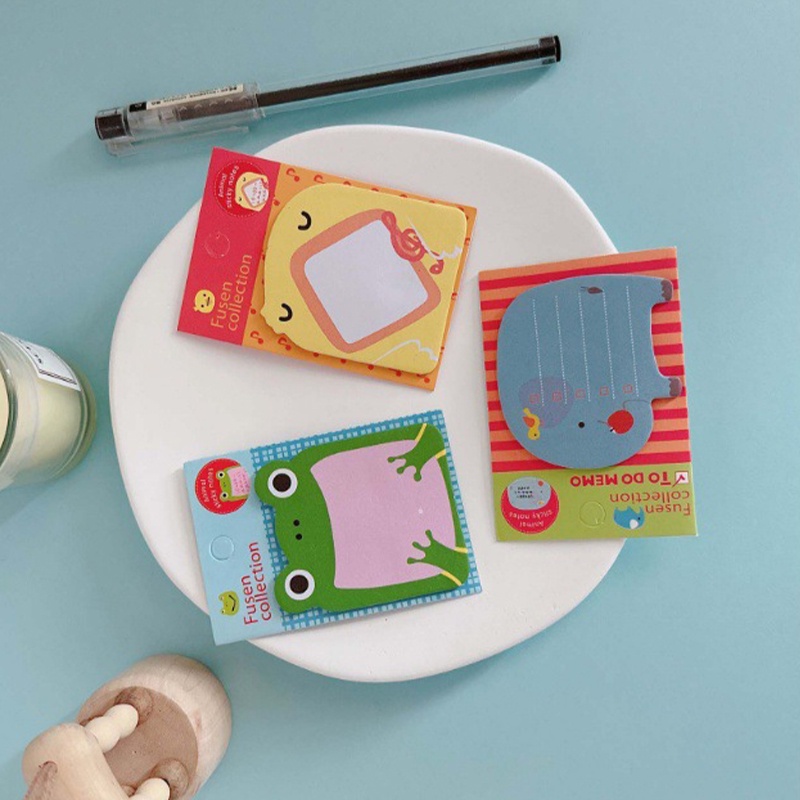𝐋𝐄𝐀𝐕𝐄 𝐍𝐎 𝐌𝐀𝐑𝐊𝐒 Cute Animal Sticky Notes Message Reminder Sticker Note ...
