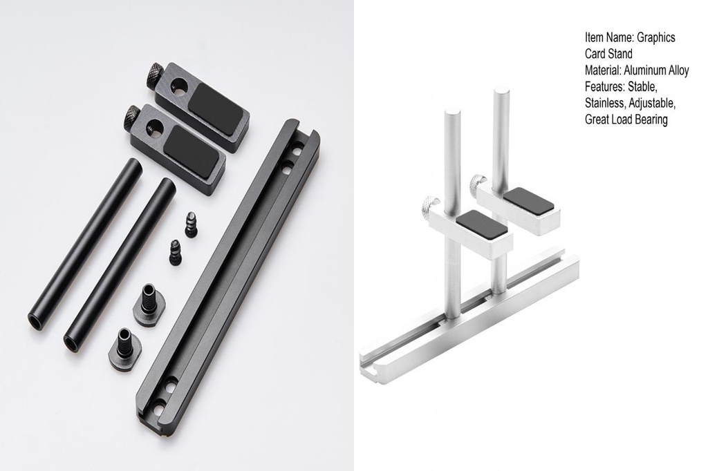 COOD Adjustable Graphics Card Bracket Single/double Pole Graphics Card ...