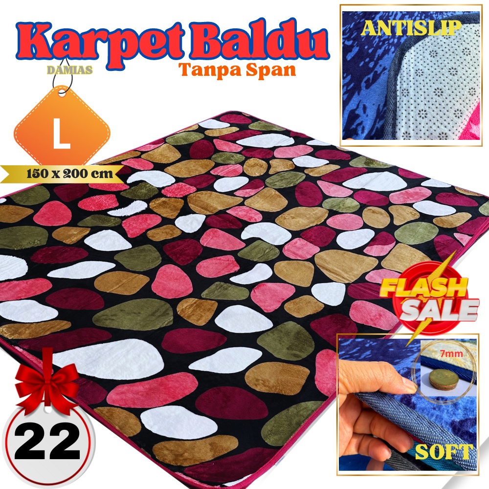 Karpet Stone Baldu Korean Tatami L 150X200 CM Carpet Rugs 7mm Soft ...