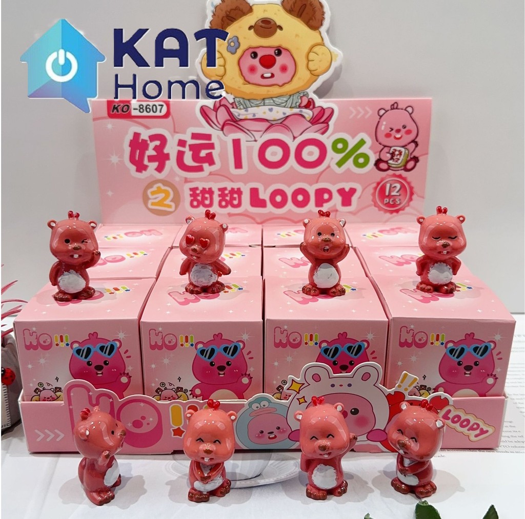 BLIND BOX TOYS DECO LOOPY LITTLE BEAVER MINI SERIES STUDENT OFFICE ...