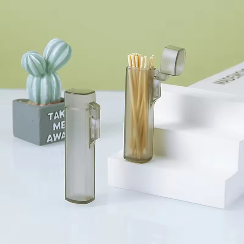 Toothpick Storage Holders - Toothpick Box With Spring Mechanism - For ...