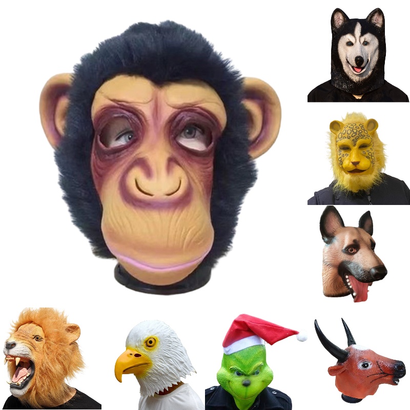 Horse Head Goofy Mask For Funny Cosplay Latex Material Funny Props For ...