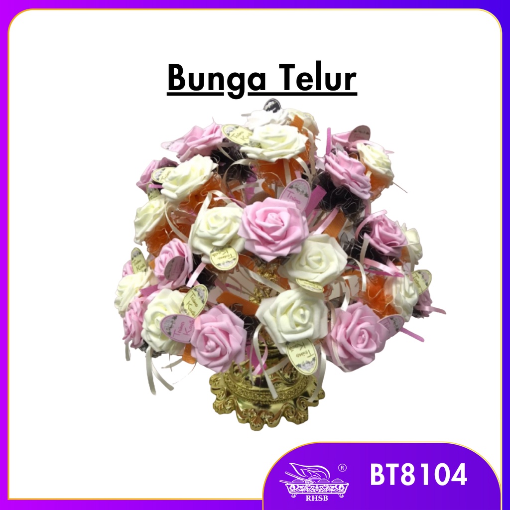 1pc BUNGA TELUR/ BUNGA TELOR / BUNGA TELUR MURAH / DOORGIFT / BUNGA ...