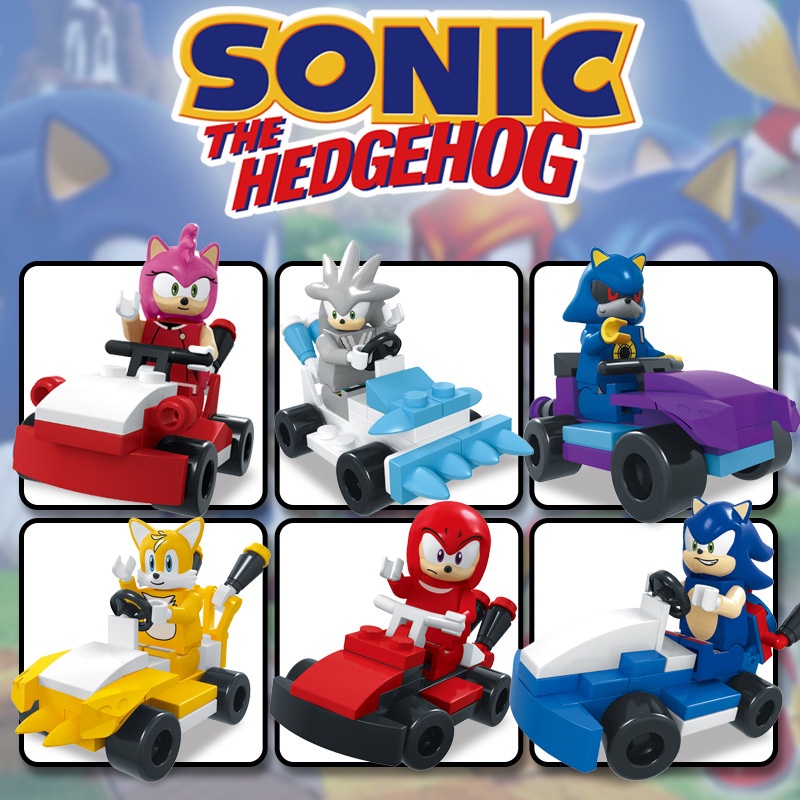 Particle Mini Diy Assembly Creative Building Blocks Toy Sonic Hedgehog ...