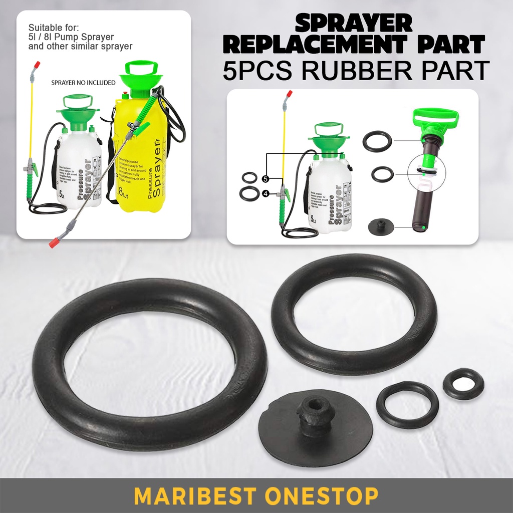 5Pcs Rubber Ring Seal Trigger Spare Part 5lit 8lit Pressure Sprayer ...