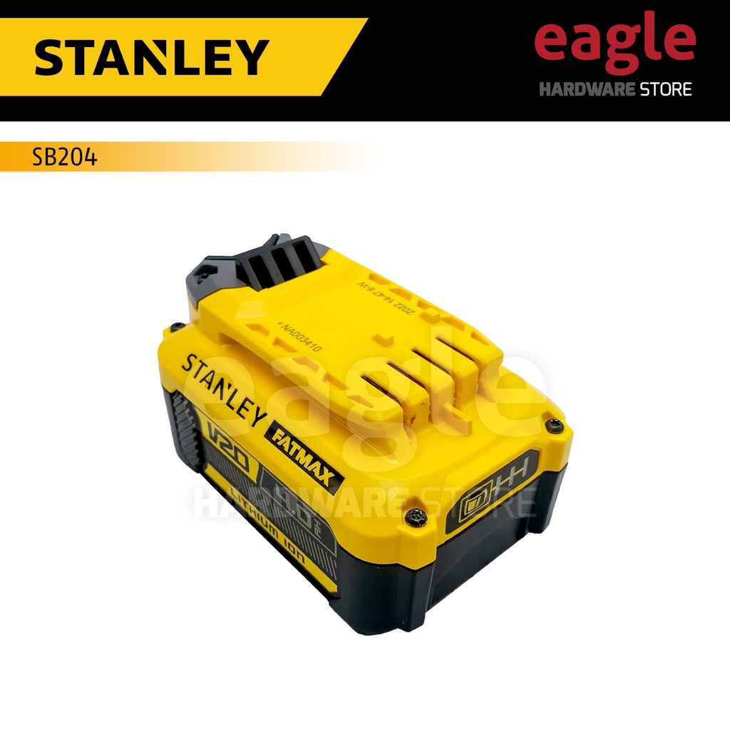 Stanley SB204-B1 20V 4.0 Ah Li-Ion Battery Pack, Power Indicator ...