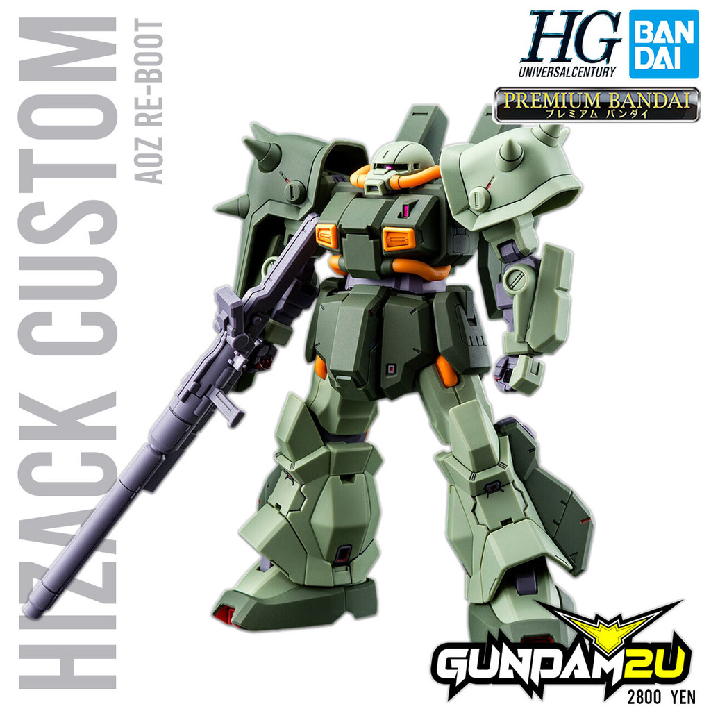 P-BANDAI HG 1/144 Hi-Zack Custom A.O.Z Re-Boot Ver - High Grade Gundam Advance of Zeta Plastic ...