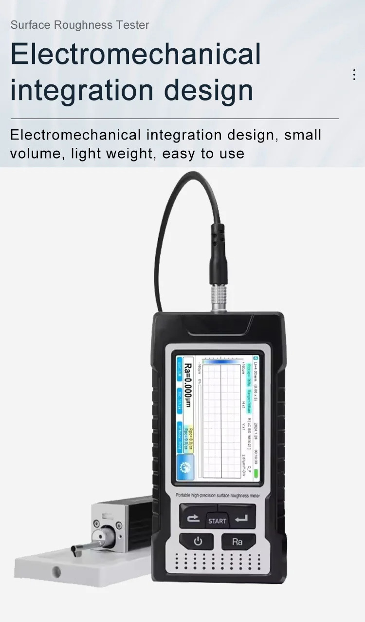 0.001um Precision Digital Graphic Surface Roughness Tester Touch 160μm ...
