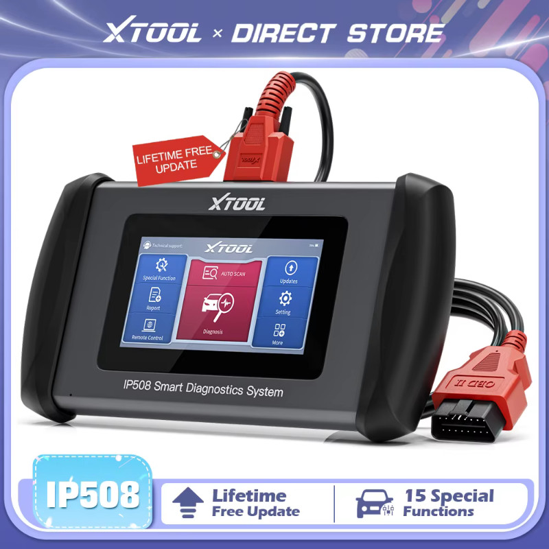 XTOOL InPlus IP508 OBD2 Cars Diagnostic Tools Automotive Scanner 5 Systems Diagnostics Lifetime ...