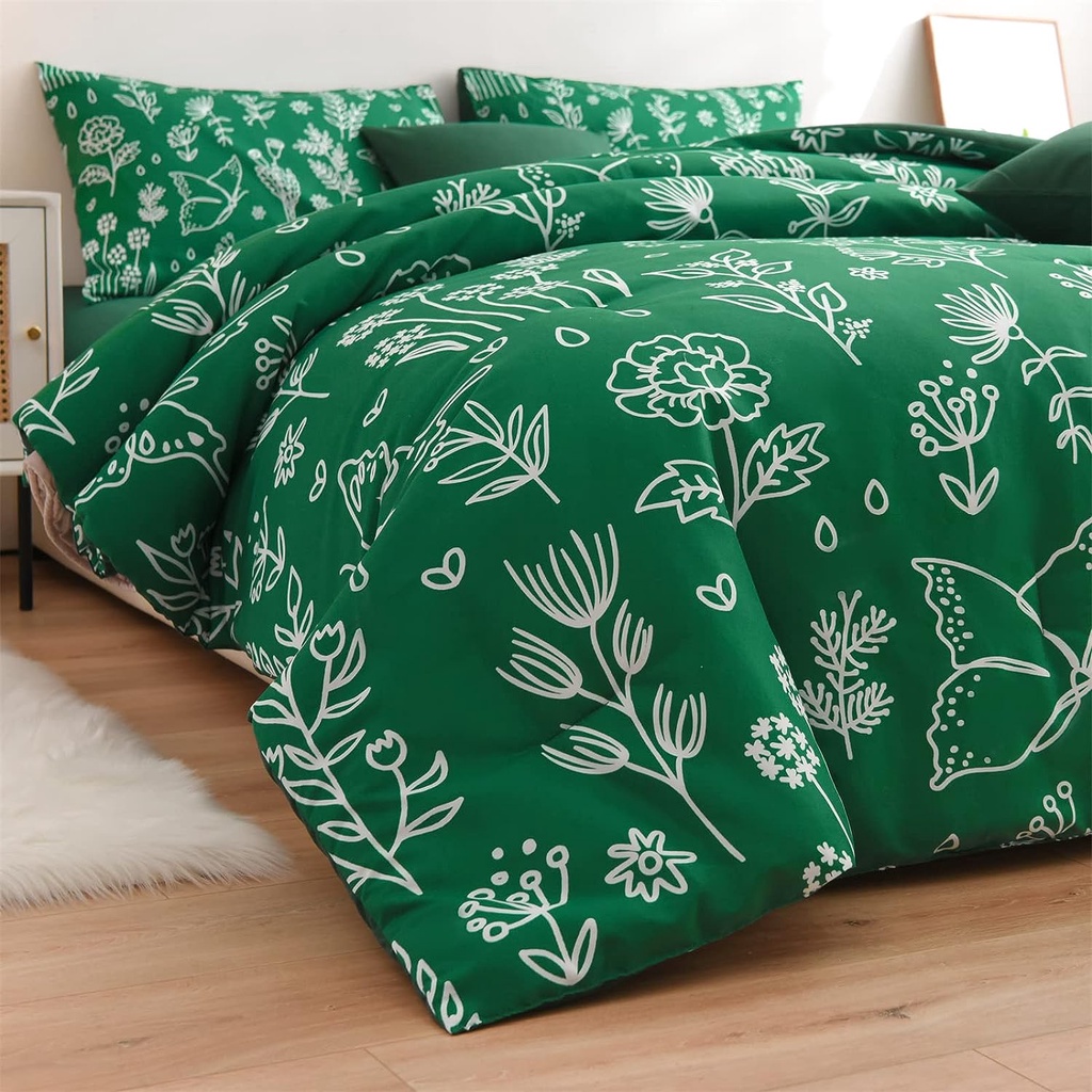 CADAR KATIL SAIZ QUEEN SET 7 IN 1 / WITH COMFORTER + BED SHEET COTTON ...