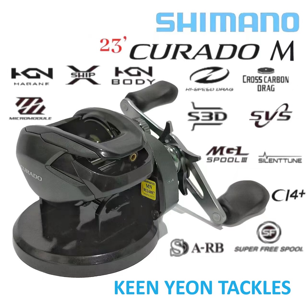 SHIMANO 2023 CURADO M/ CURADO K BAITCASTING (BC) REEL | Shopee Malaysia