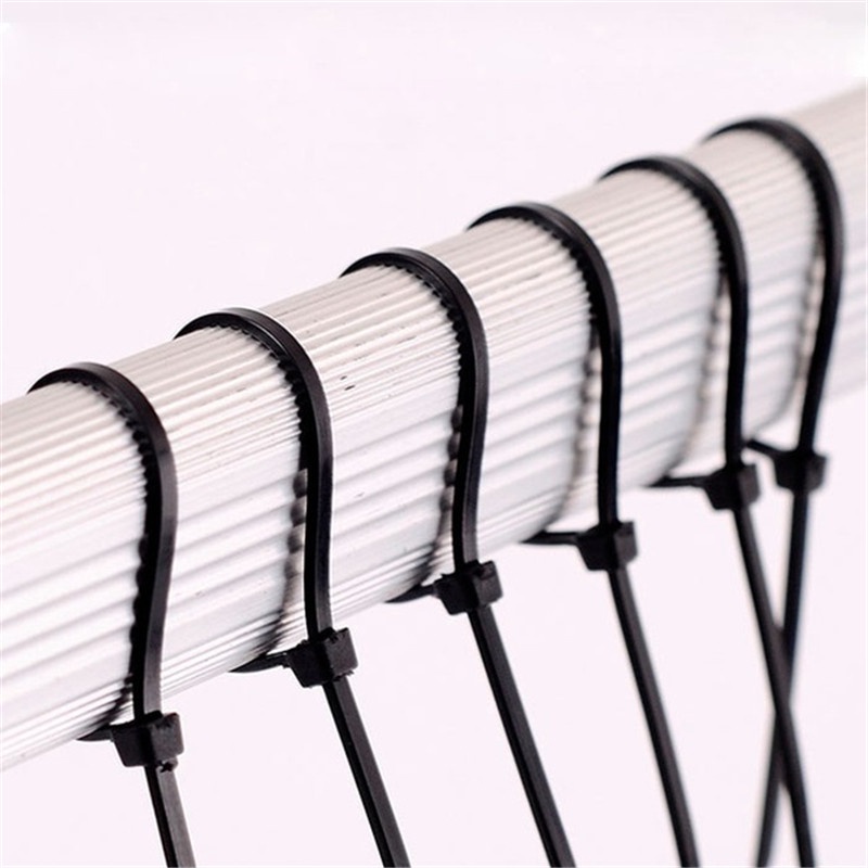 100Pcs Plastic Loop Ties Markers Cable Tag Wire Organizer / Anti-slip ...