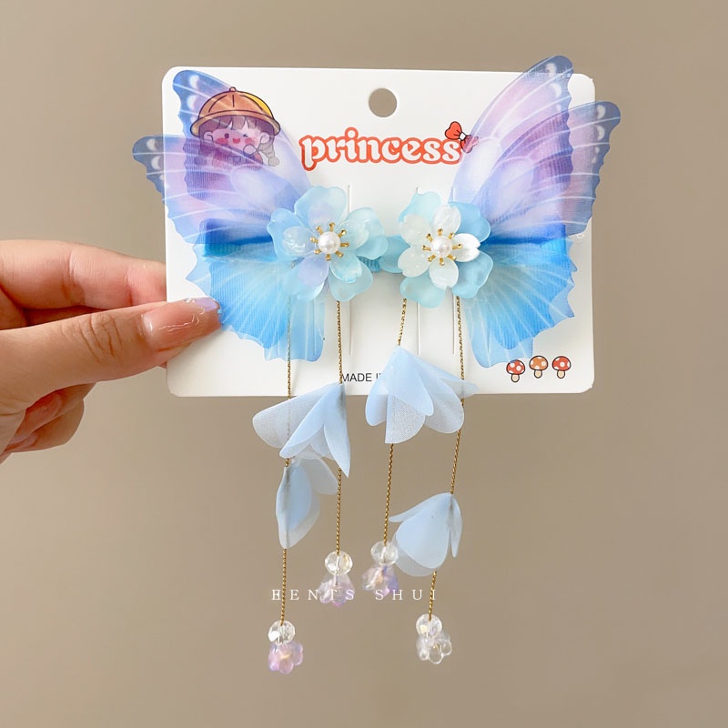 Korea Mobile Butterfly Hair Accessories Children Princess Braid Hair ...