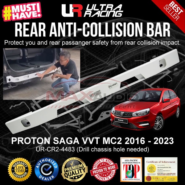 PROTON SAGA VVT MC2 2016- 2024 ULTRA RACING Rear Anti-Crash Collision ...