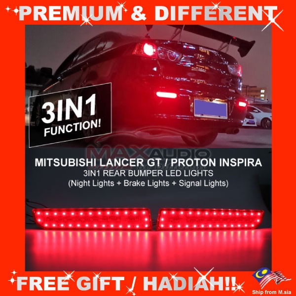 PROTON INSPIRA / MITSUBISHI LANCER EVO X 10 Rear Bumper Safety ...