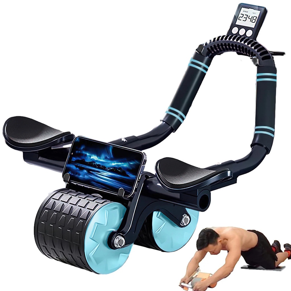 ATSSB [240KG] AB Roller LED Digital Display Reps./Calories/Timer Elbow ...