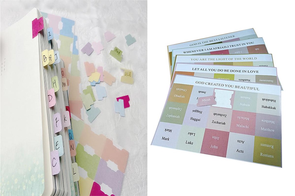 FA| Peel and Stick Bible Tabs Bible Tab Index Labels Print Bible Tabs ...