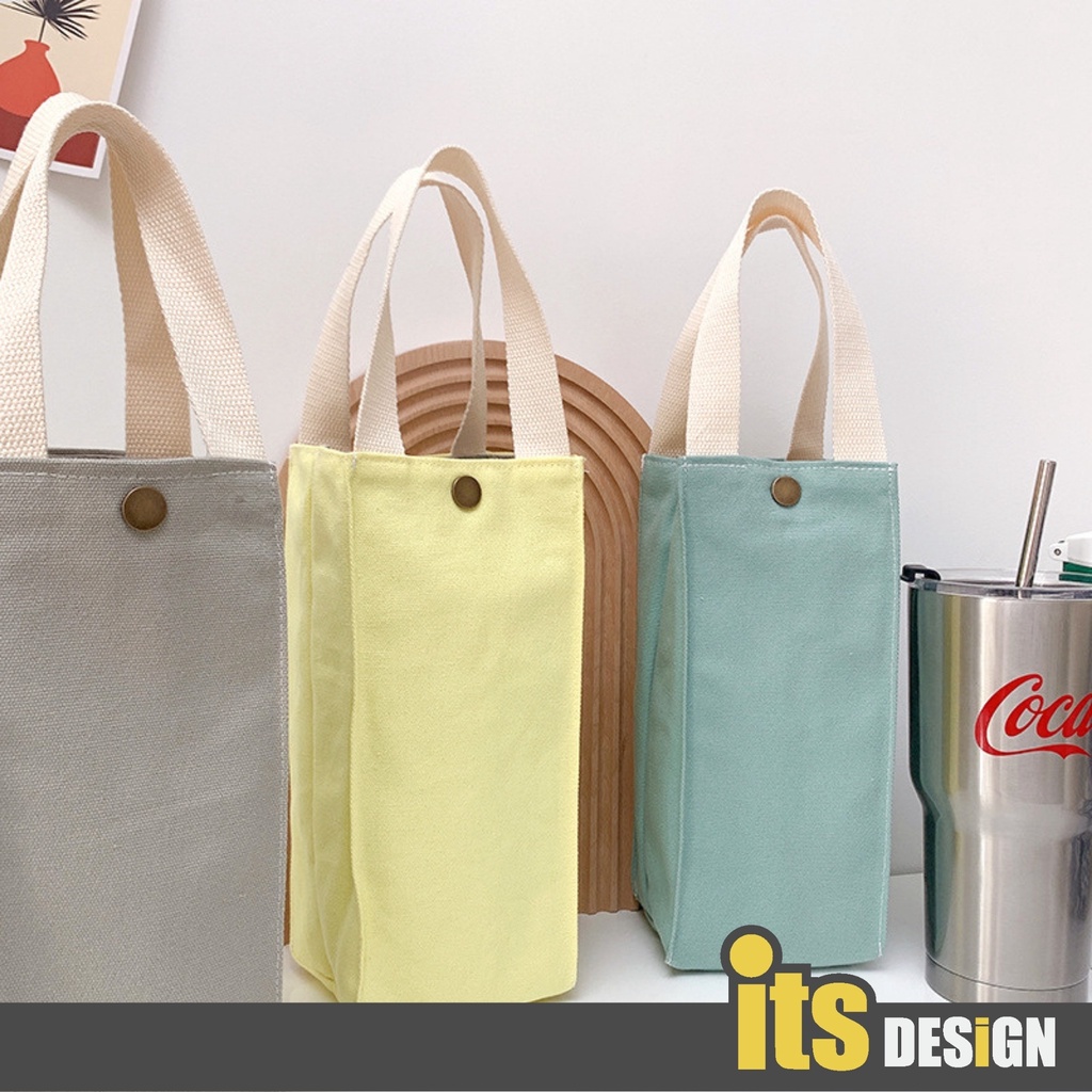 Beg Botol Air Beg Tote Baldi Warna Macaron Bucket Tote Bag Water Cup ...