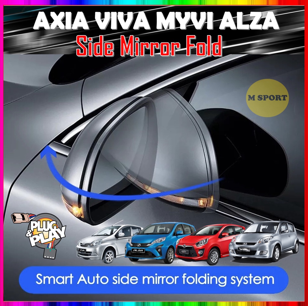 Perodua Myvi 2006-2013 Alza 2009-2013 Axia 2014-2016 Viva Auto Flip ...
