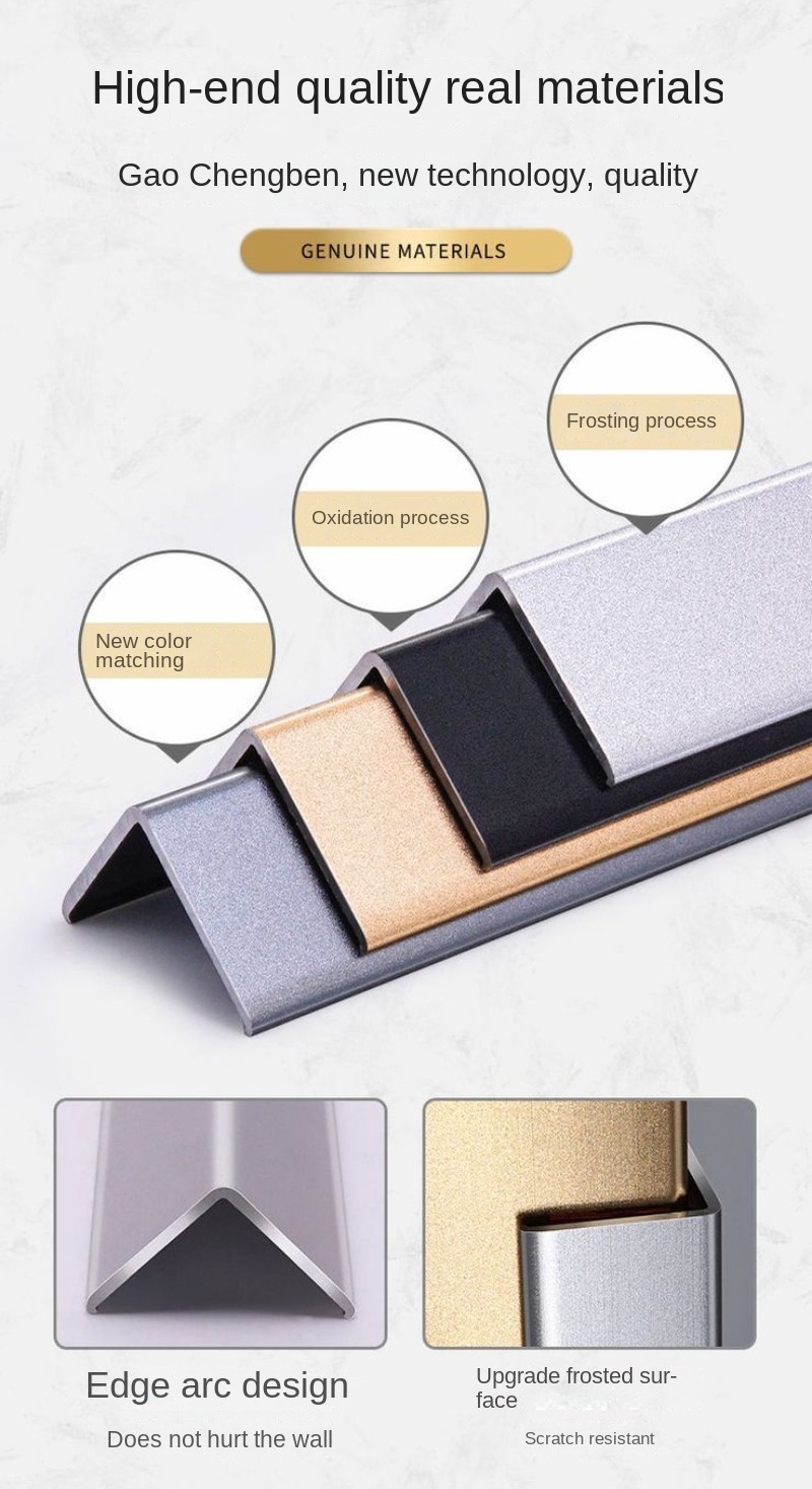 Titanium Aluminum Alloy Corner Protection Strip Corner Wall Protector ...