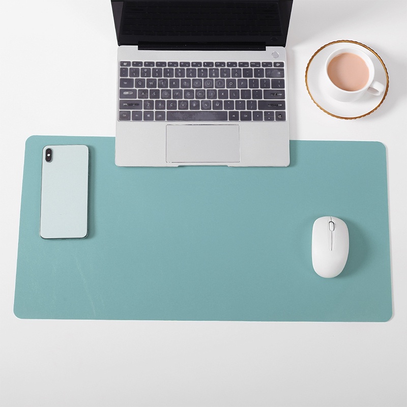 Super Large PU Leather Mousepad Double Sided Portable Waterproof Non ...