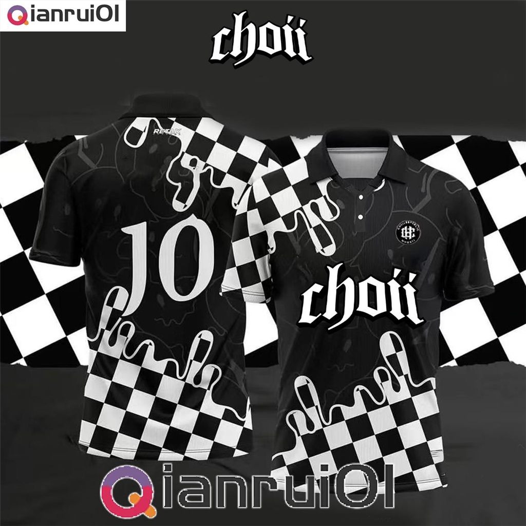 CHOII NEW 2023 Choii Jersey Microfiber Latest Design RETRO COLLAR VIRAL ...