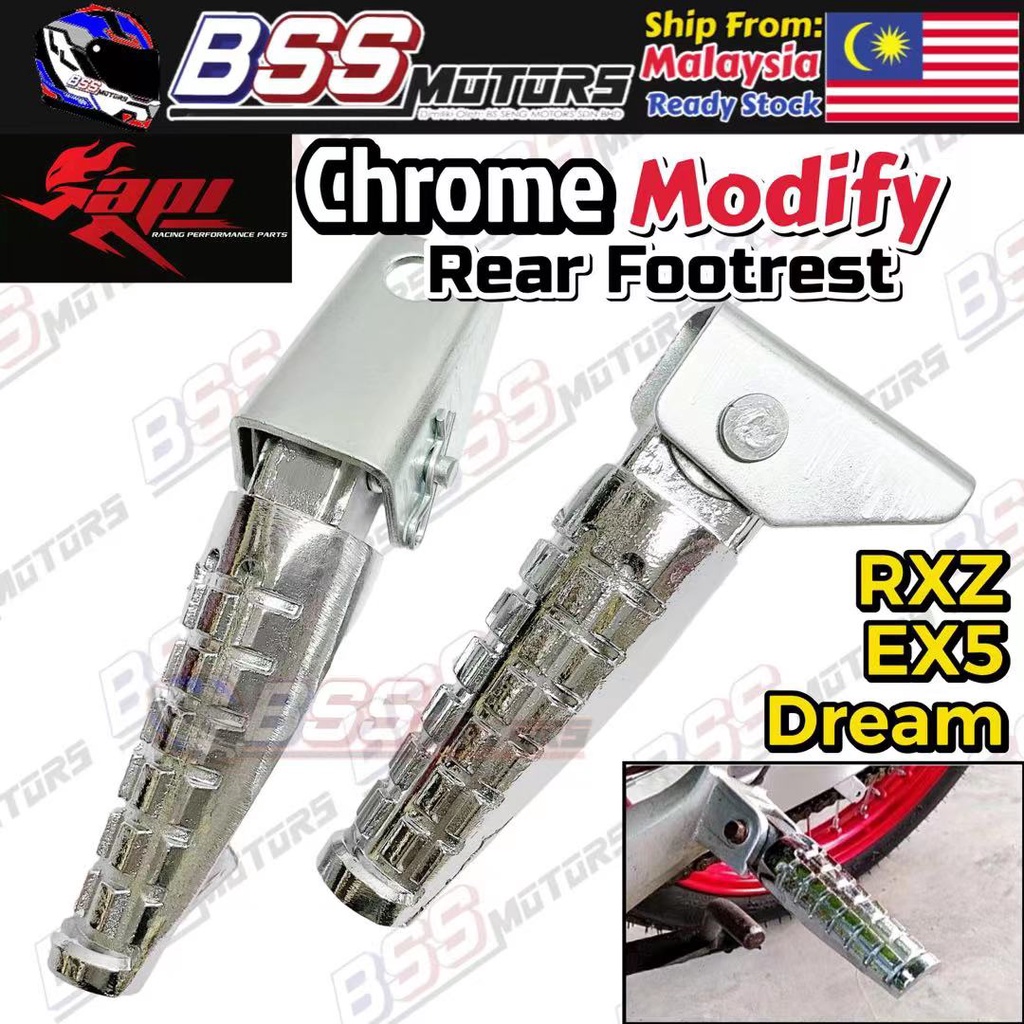 EX5 Dream Rear Modify Footrest Alloy Set Stand PNP Pijak Kaki Honda EX5 ...