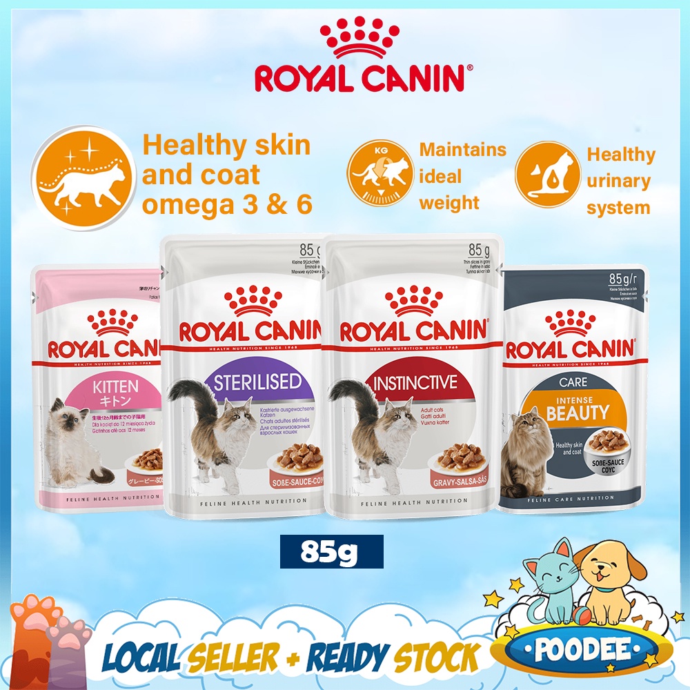 POODEE Cat Food Royal Canin Wet Food Pouch Instinctive Intense Beauty ...