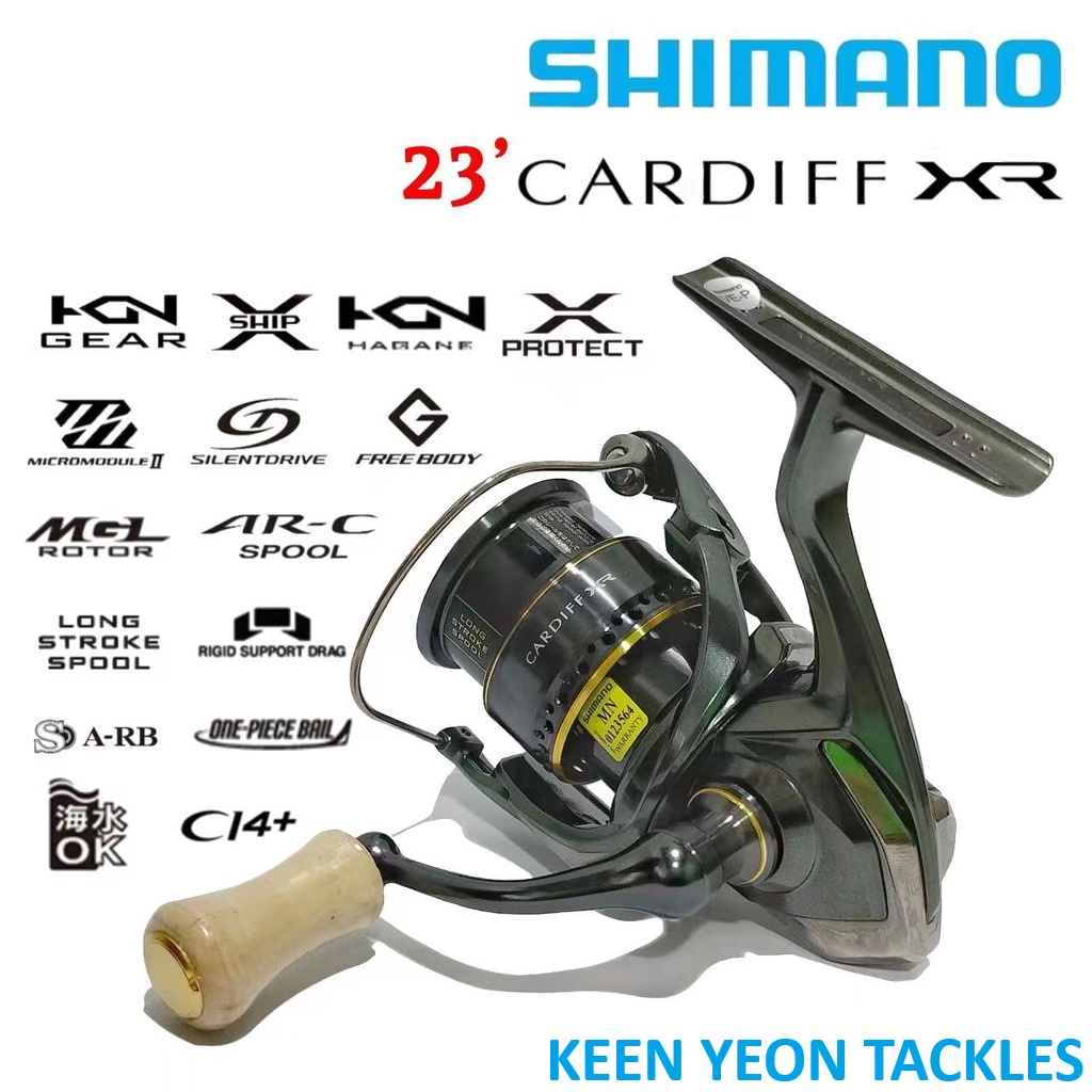 SHIMANO 2023 CARDIFF XR FISHING REEL (SPINNING) | Shopee Malaysia