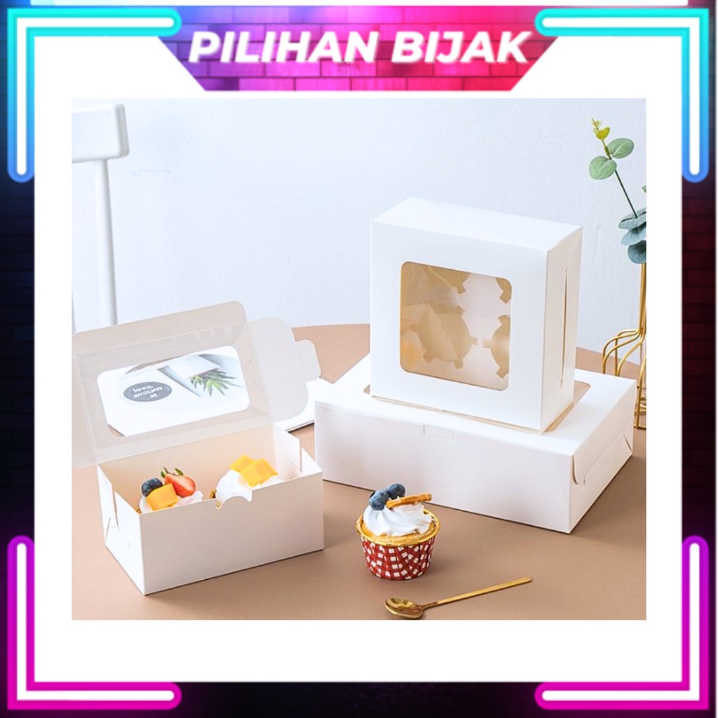 1pc Cake Box Muffin Box Talam Box Cupcake Box Kotak Kuih Kotak Kek ...