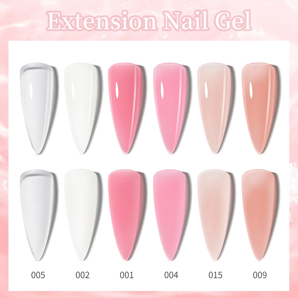 15ML Nail Extension Gel Crystal Extender Poly Gel Nail Tips And Beauty ...