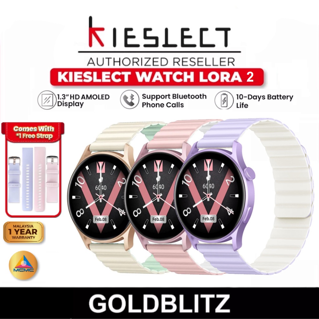 KieSlect Lora 2 Smartwatch 10 Days Battery Life | SpO2 | Sleep ...