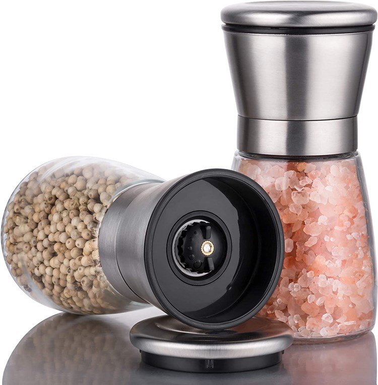 Manual Pepper Grinder Bottle Condiment Bottle Grinder Black Pepper ...