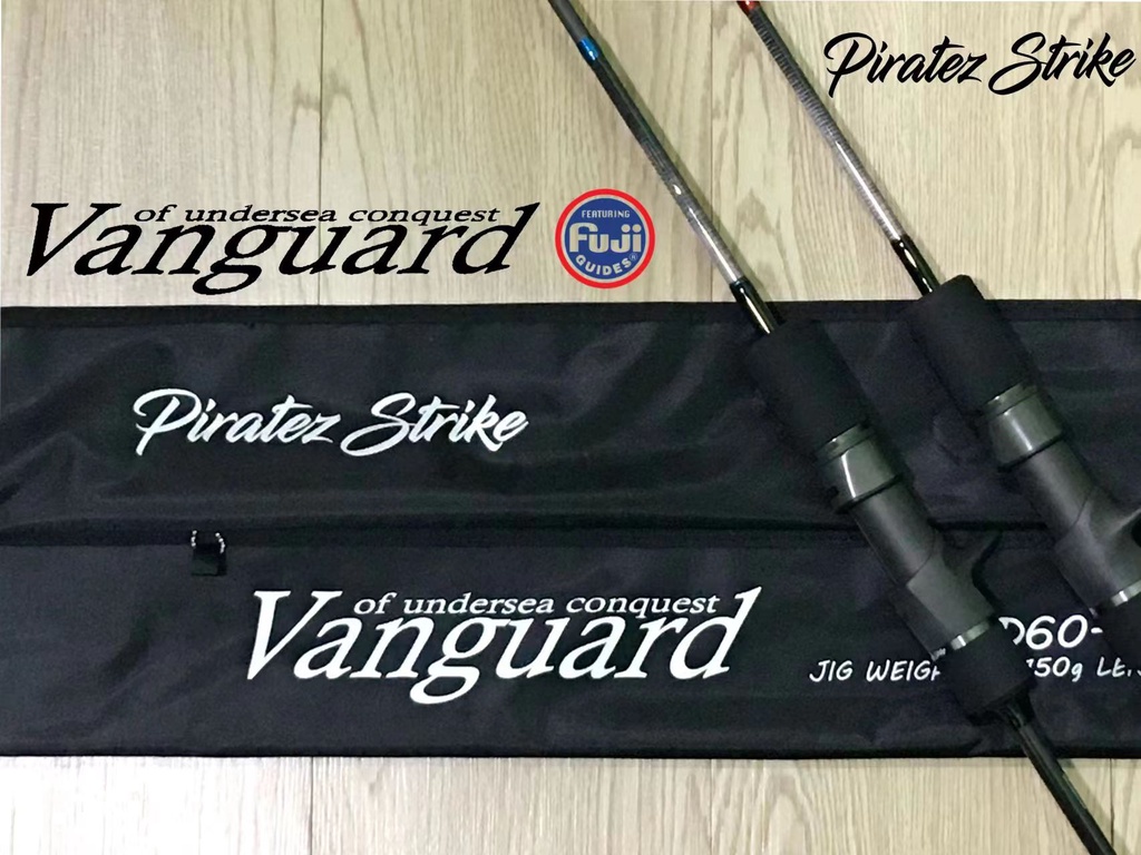 PIRATEZ STRIKE VANGUARD BAITCASTING(BC) JIGGING FISHING ROD | Shopee ...