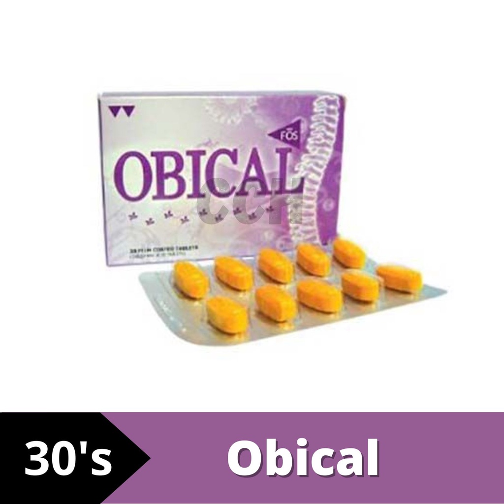 Obical Calcium Tablets 30'S | Shopee Malaysia