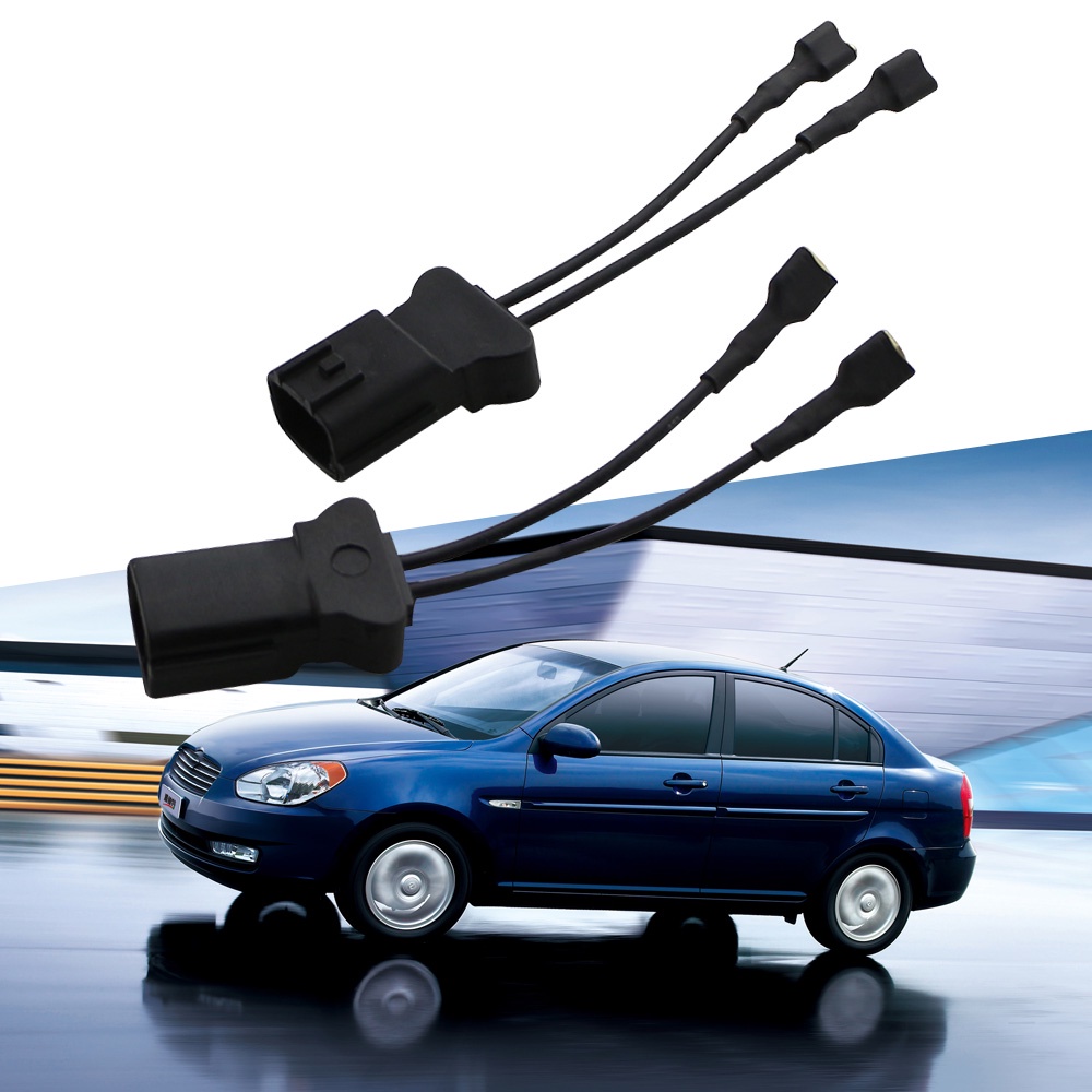 2pcs Car Horn Speaker Adapter Wiring Harness Pigtail Socket for Hyundai ...