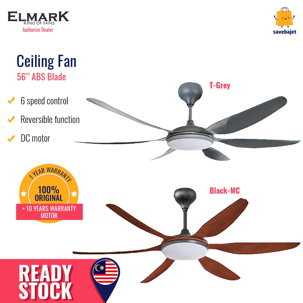 Elmark Optimus Prime 56" Ceiling Fan With Remote Control 5 Blades ...