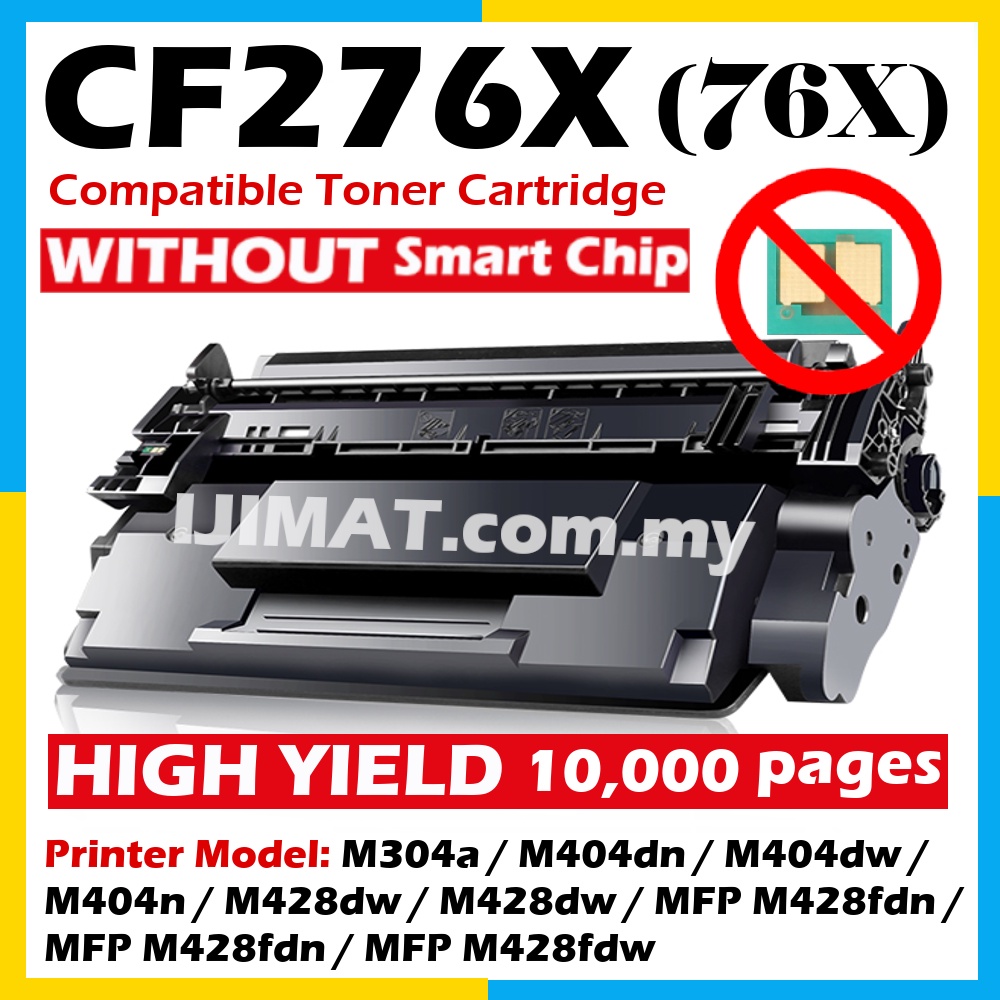 HP76A CF276A 76A CF276X 76X Compatible Laserjet Pro M404 M404dn M404dw ...
